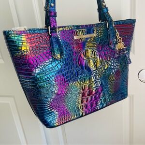 Brahmin | Bags | Brahmin Medium Asher Tote Spotlight Colorful Metallic ...